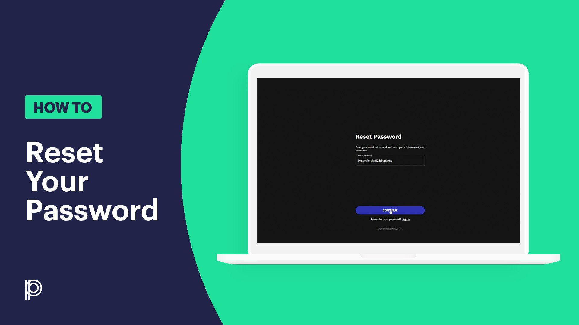 How to Reset Your Password